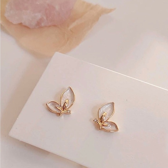 Jewelry | Purity Butterfly Fairy Shimmer Enamel Innocent Side Profile ...